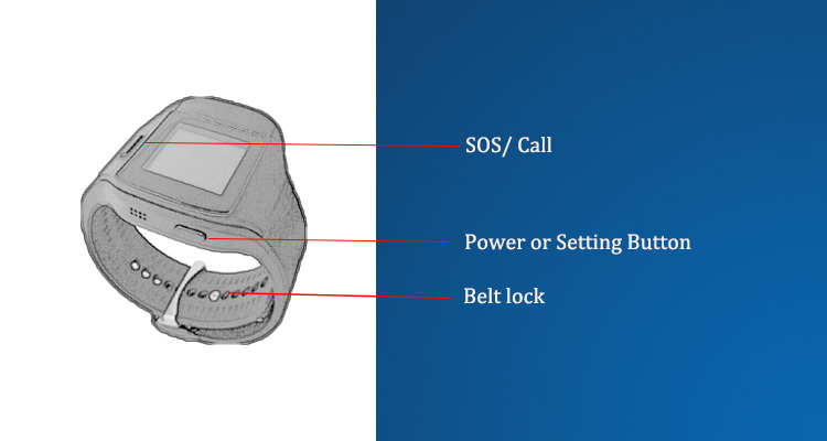 GPS Parole Tracker Handcuff GPS Tracker For Prisoner